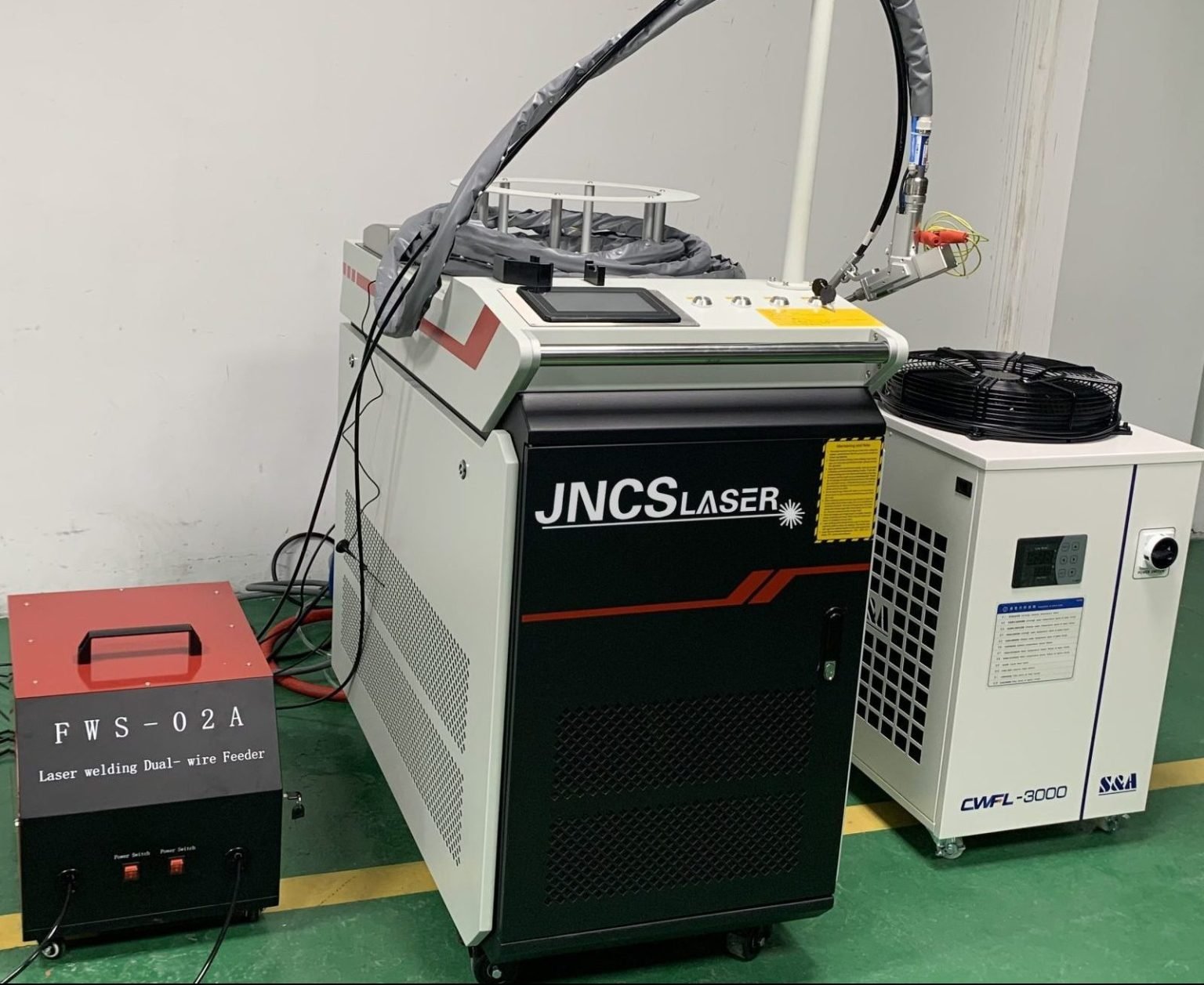 3KW 4 in 1 Fiber Laser Welding Cleaning Cutting Machine with Double ...